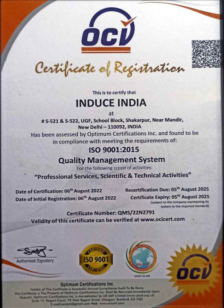 Recognition & Awards - Induce India